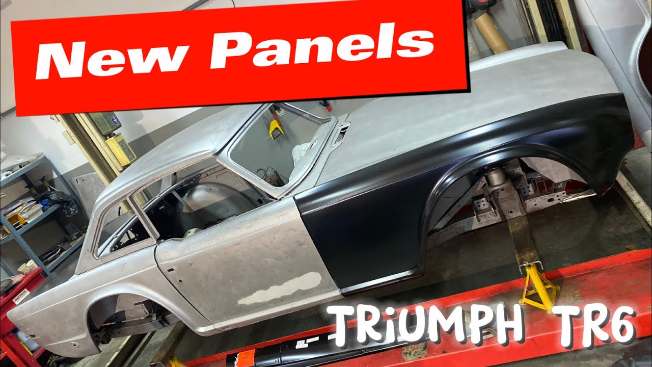 Triumph TR6 - New body panels are here!! - YouTube
