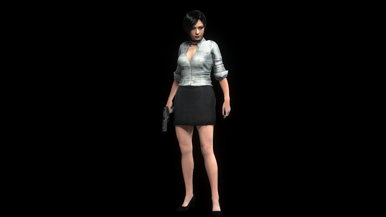 Resident 4 Remake - Ada in Gina Foley Outfit - YouTube