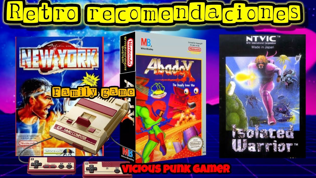 retro recomendaciones, Abadox/ Action in new York/isolate warriors ...