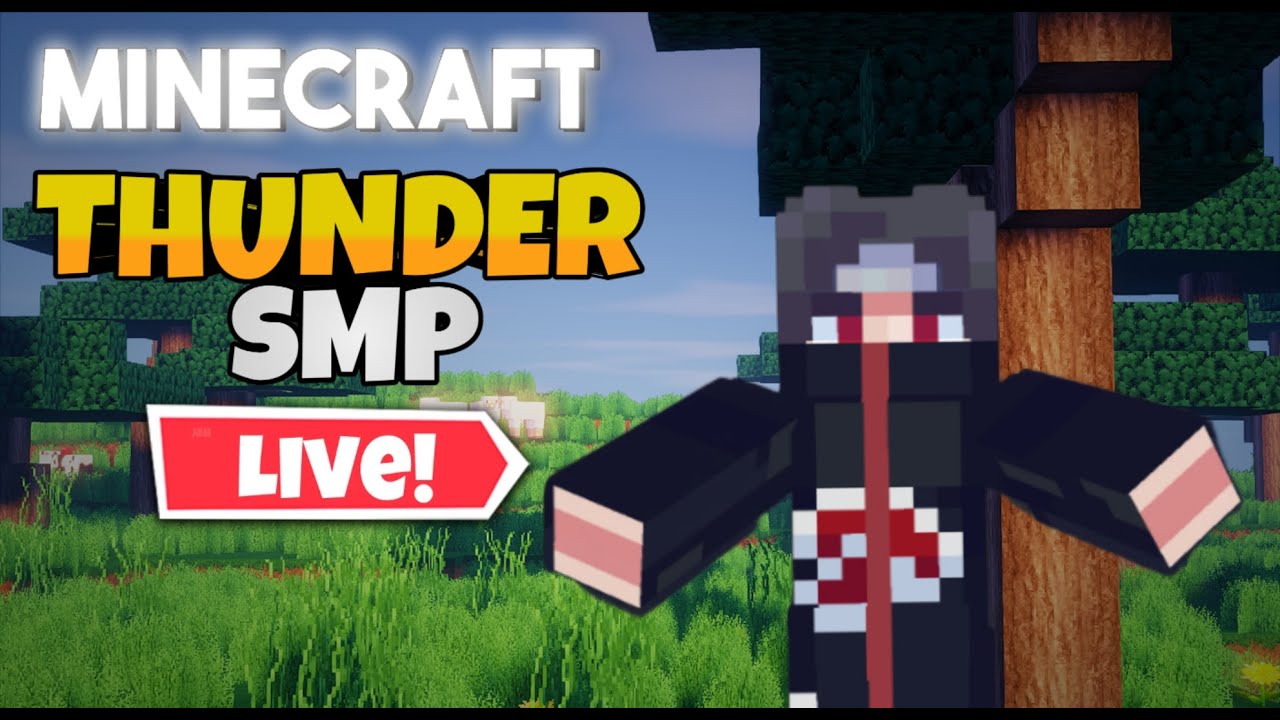 Minecraft Rank Giveaway In Thunder Smp Live | Thanks For 700 ...