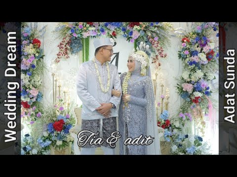 Pernikahan adat Sunda Tia & Adit di serbaguna MAsjid Darul Adzkar jakarta jajap pengantin sunda ...