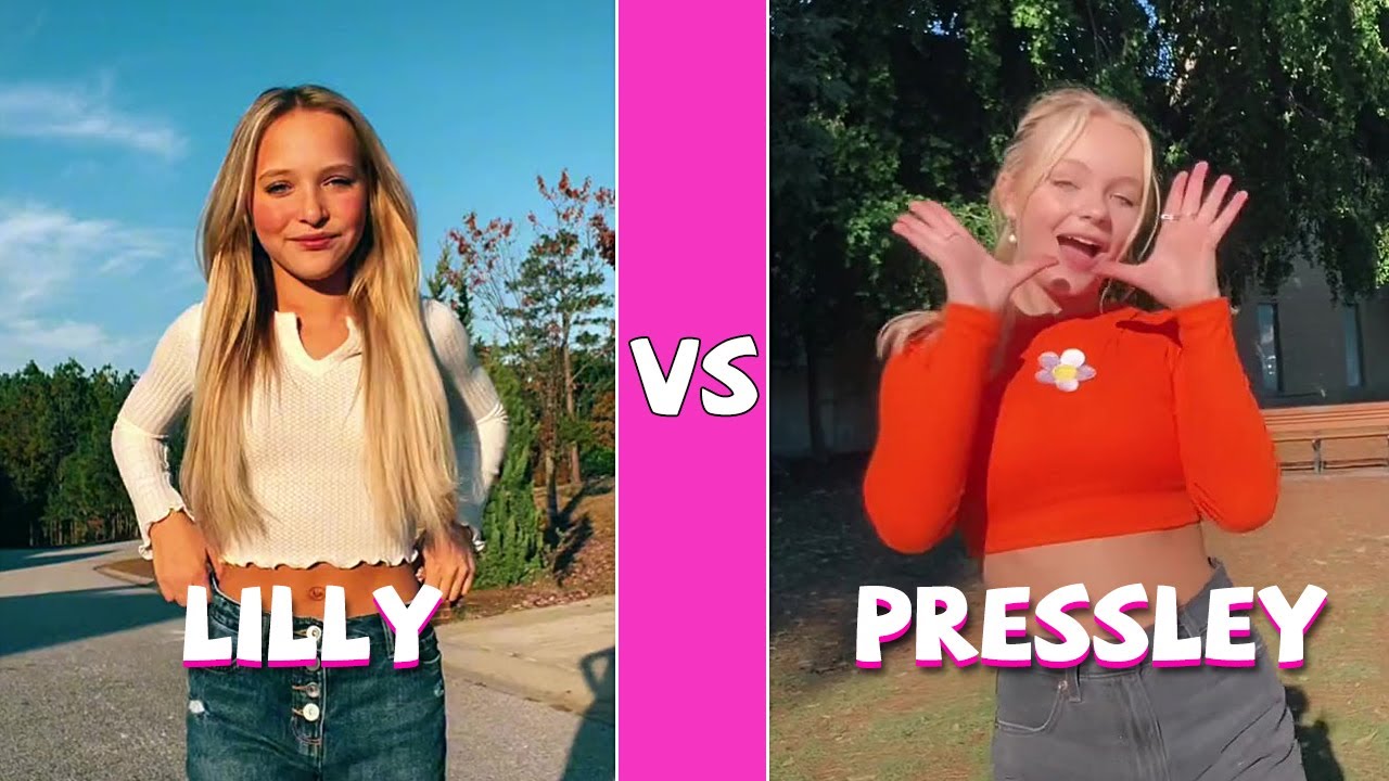 Lilly Ketchman Vs Pressley Hosbach TikTok Dance Battle 2021 - YouTube