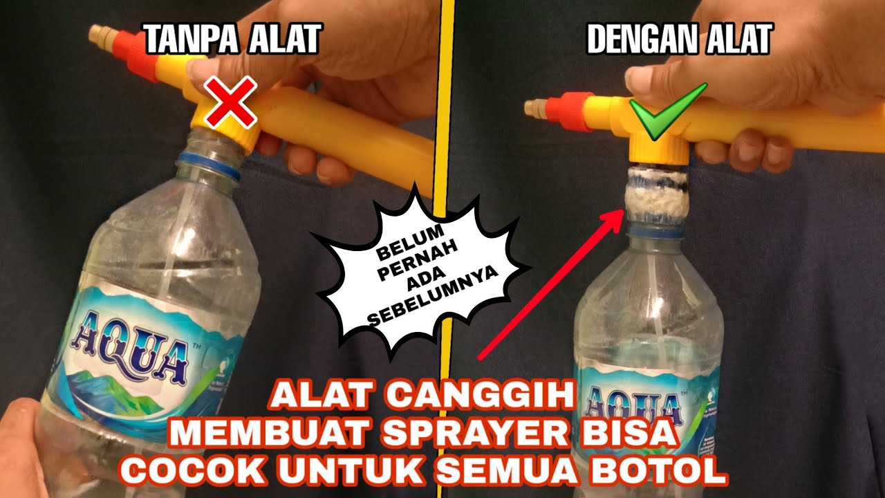 Membuat Alat Semprot burung bisa untuk semua jenis botol - YouTube