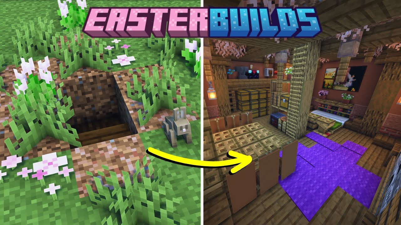 10 NEW Easter Builds for Minecraft 1.20! - YouTube
