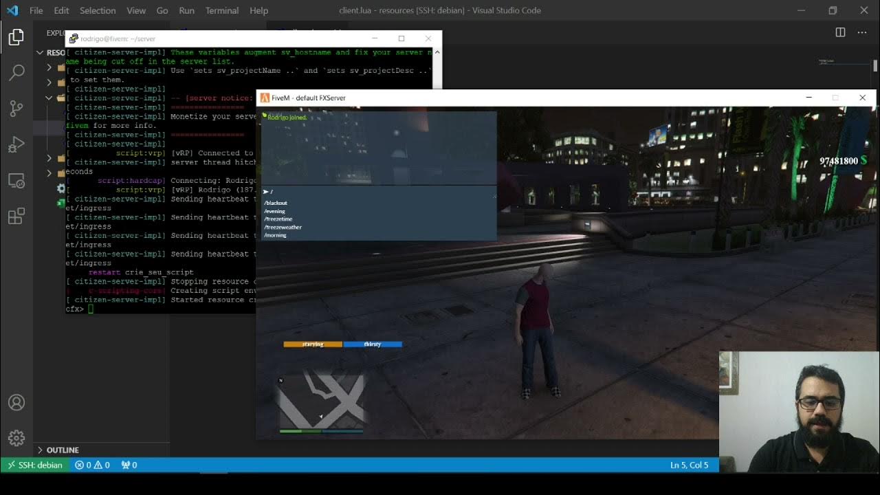 (Curso) vRP - Fivem - Primeiro Script - Aula grátis - YouTube
