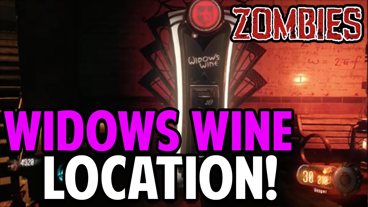 Black Ops 3 Zombies "WIDOWS WINE" PERK LOCATION Gameplay! Shadows of ...