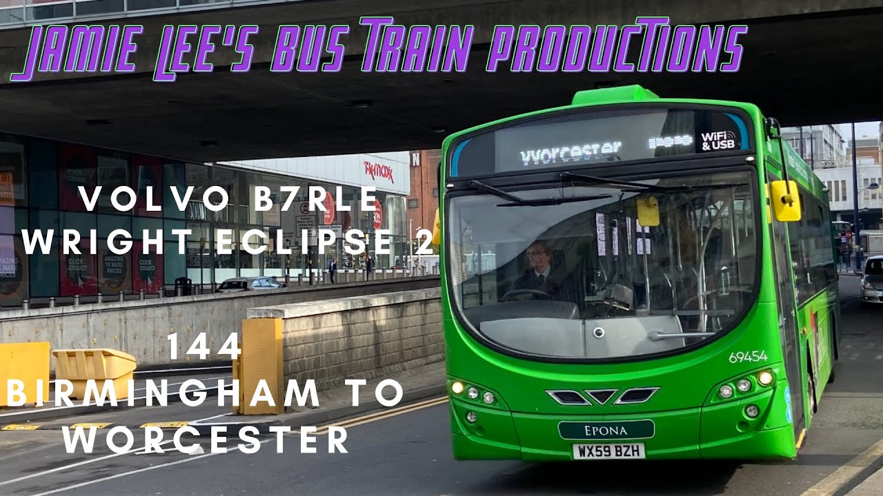 *Loud ZF*First Worcester Volvo B7RLE Wright eclipse 2 no 69454 on route ...