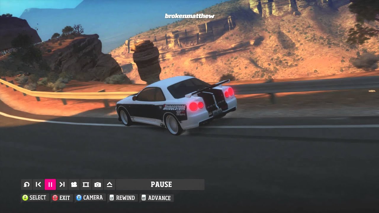 Forza Horizon Red Rock downhill drift - YouTube