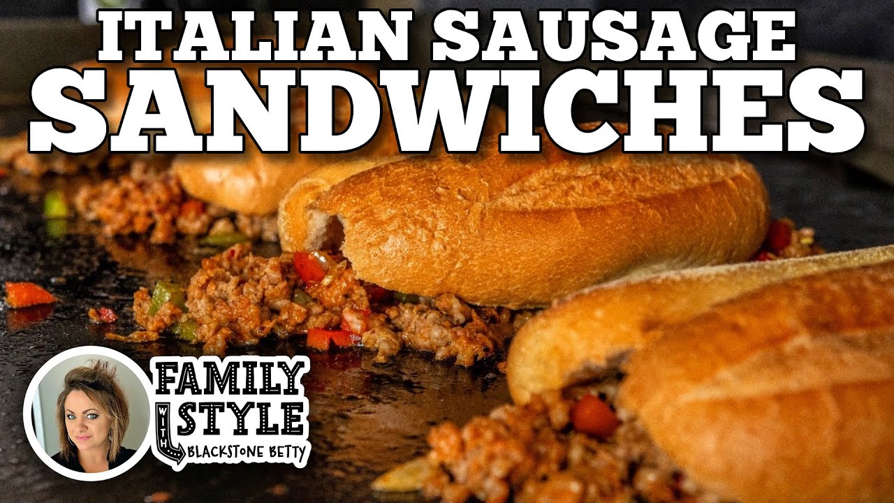 Italian Sausage Sandwiches | Blackstone Griddles - YouTube