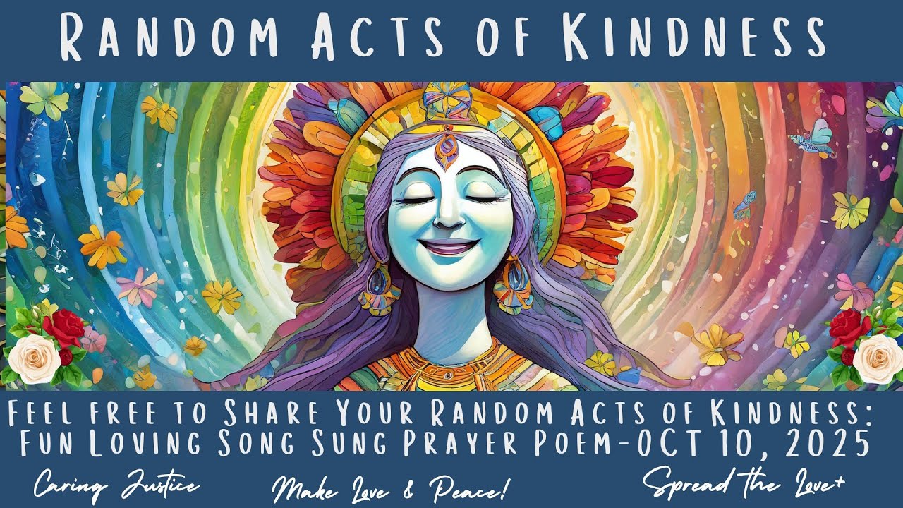 Random Acts of Kindness A Song Sung Poem Have Fun with It! - YouTube