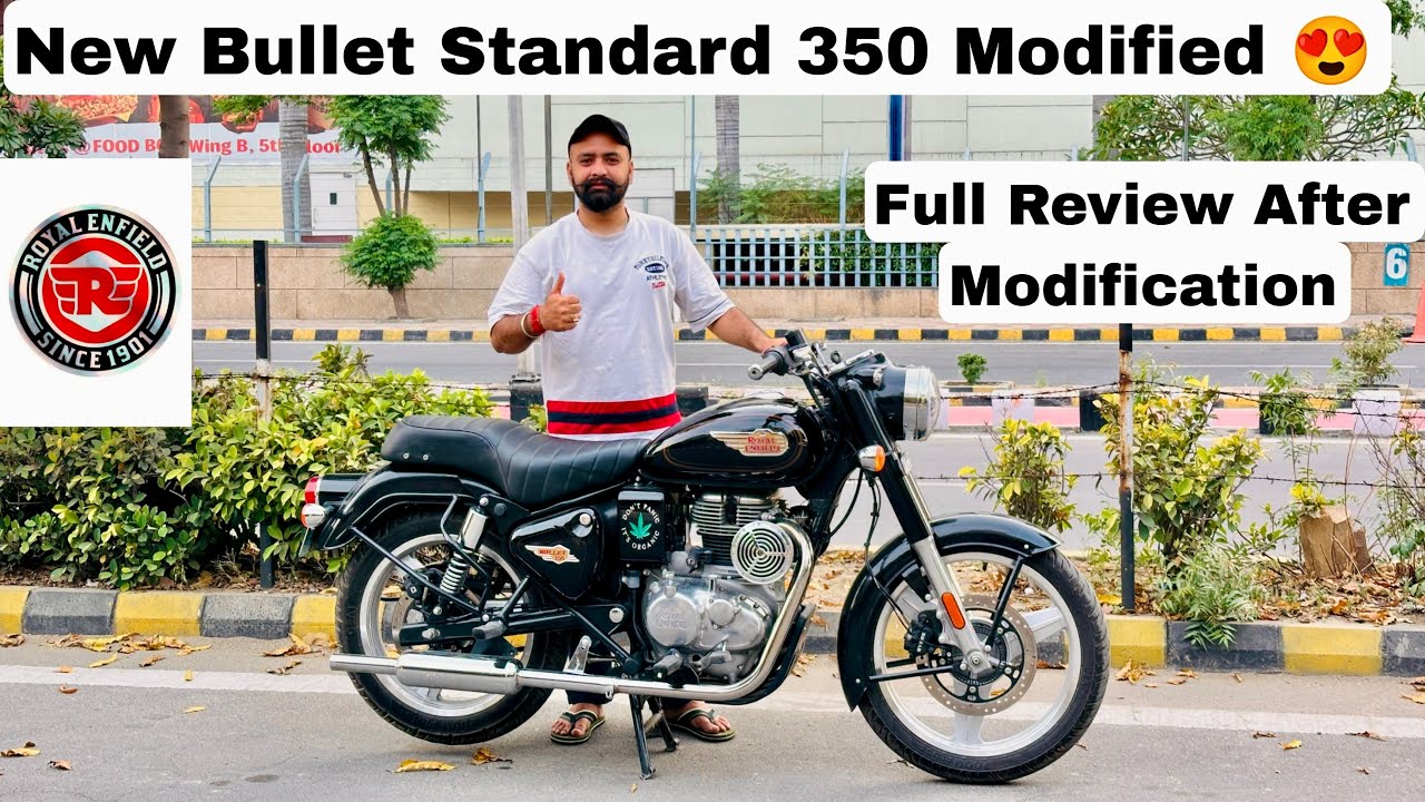 New Bullet Standard 350 Modified 😱 | Full Review After Modification ...