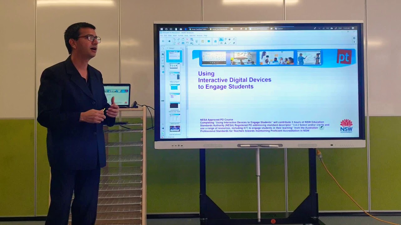 Introduction to Smart Board Touch Panel MX Series - YouTube