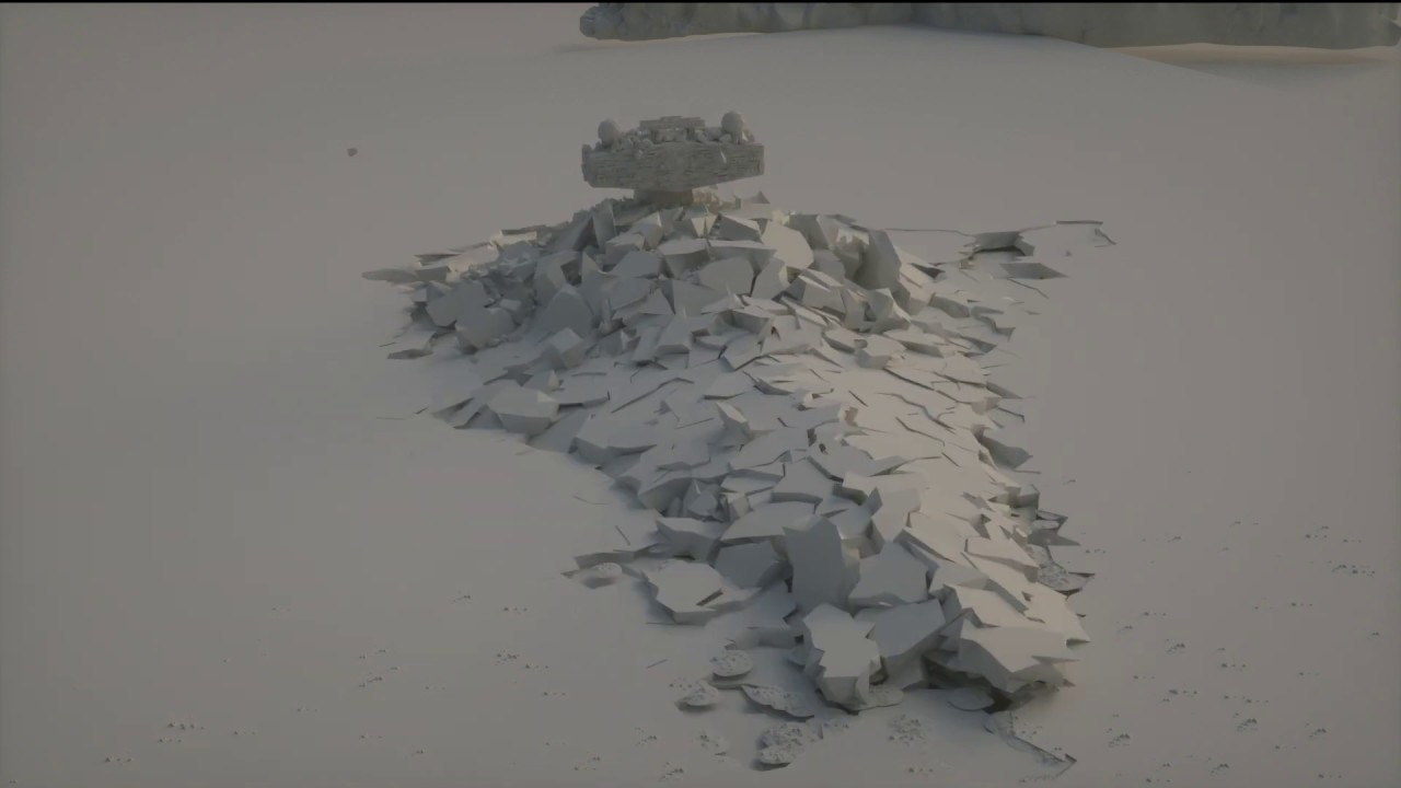 Matte painting - star wars ( cinema 4d, octane render, quixel megascan ...