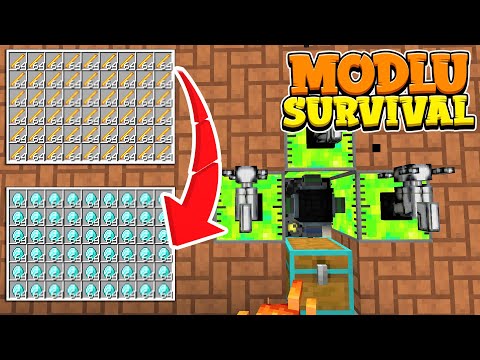 OTOMATİK BLAZE FARMI - YENİ BÜYÜLER - Minecraft Modlu Survival #16 @AtariKafa