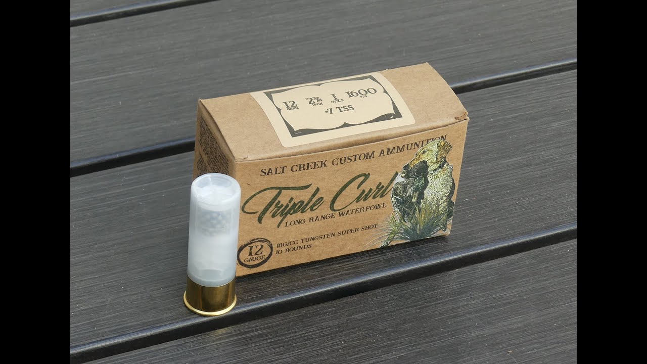Salt Creek's Tungsten Super Shot #7 Load - YouTube