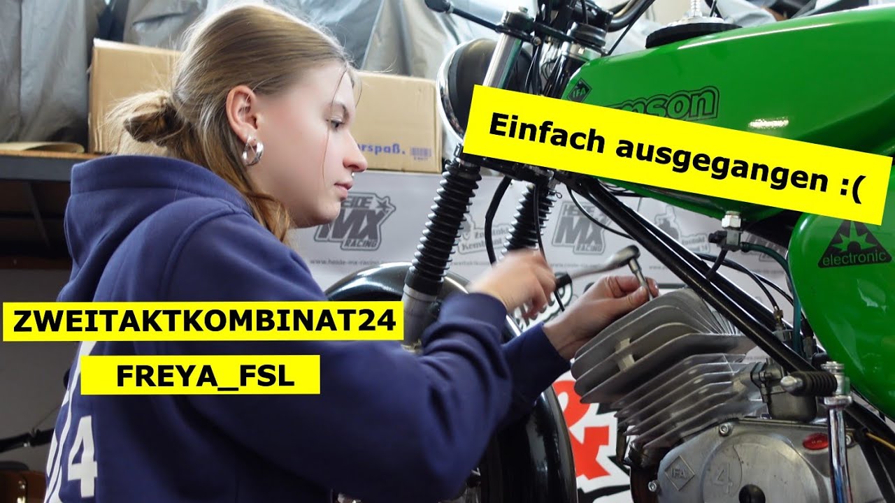 Freyas Simson S51 ist einfach ausgegangen :( Was wird wohl kaputt sein? #simson - YouTube