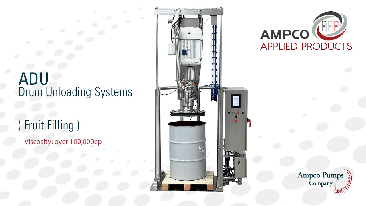 ADU Drum Unloading System — Fruit Filling Test - YouTube