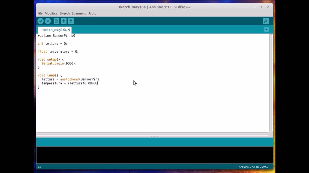 Tutorial Arduino - Sensore Temperatura tmp36 - YouTube