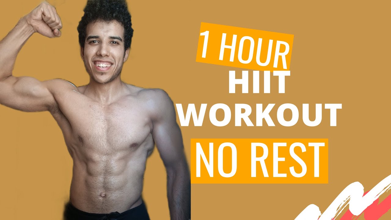 ONE HOUR HIIT WORKOUT AT HOME | NO EQUIPMENT - YouTube