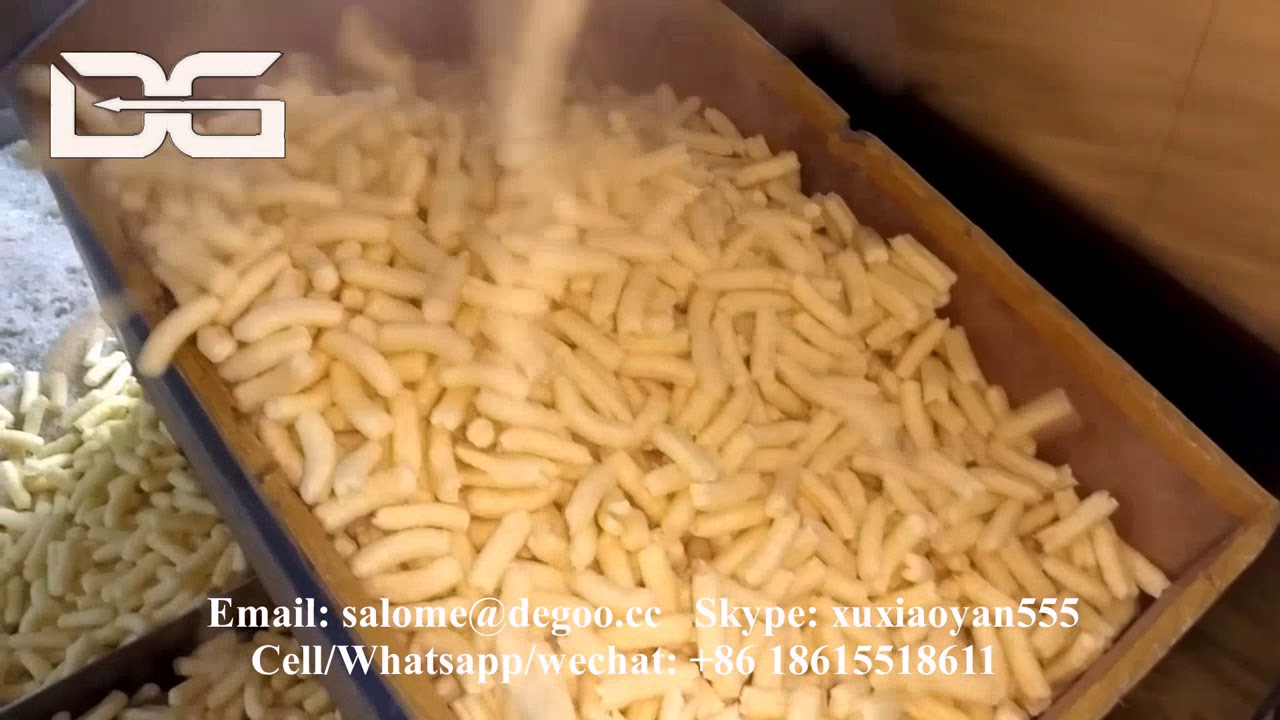 Jinan DG Inflating onion ring Corn Sticks Curl snacks food production ...