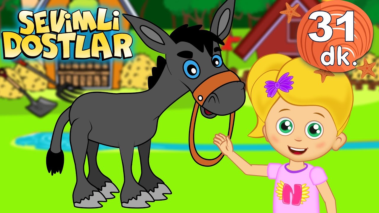 İnatçı Eşeğim şarkısı ve devamında 30 dk Sevimli Dostlar Bebek ...