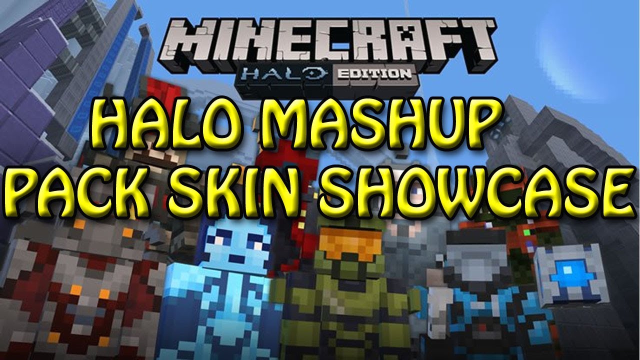 Minecraft Xbox - Halo Mashup Pack Skin Showcase - YouTube