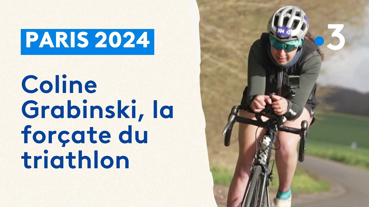 La paratriathlète Coline Grabinski s'entraîne pour les Jeux ...