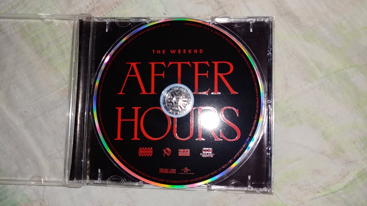 the Weeknd after hours CD - YouTube