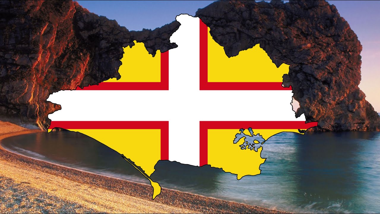 Dorset - Flag Map Speedpaint - YouTube
