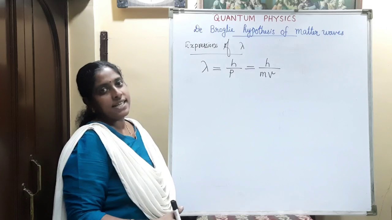 Quantum Physics- de Broglie hypothesis of matter waves, Properties of ...