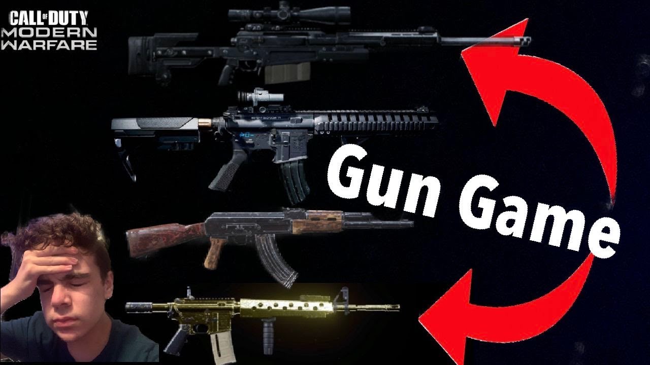 (GUN GAME WHYYYY!) Call of duty modern warfare gun game gameplay - YouTube