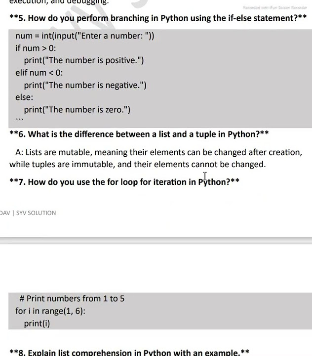Download Top Python Viva Question With Answer || GTU MCA SEM 2 || # ... Download Top Python Viva Question With Answer || GTU MCA SEM 2 || # ...