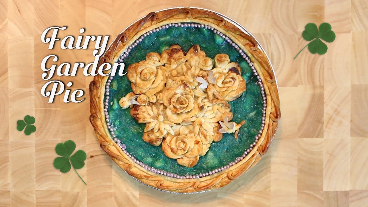 St. Patrick's Day Fairy Garden Pie - YouTube