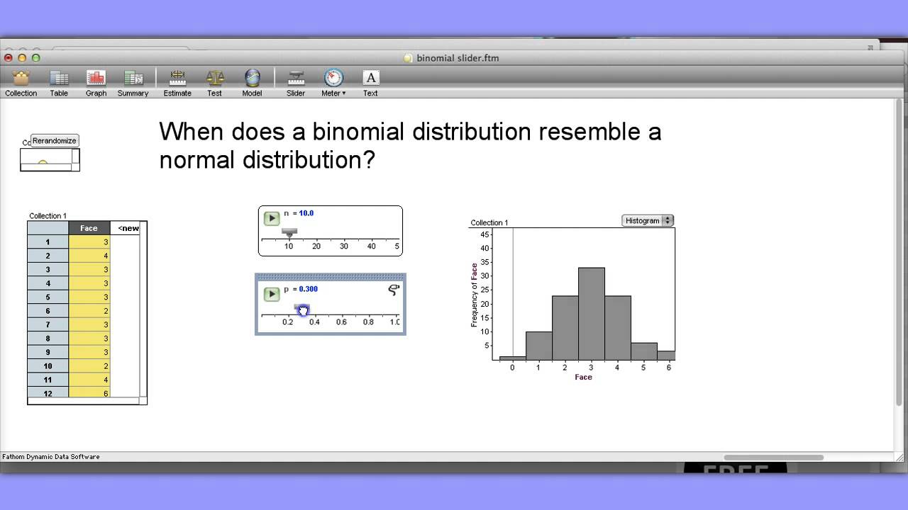 Normal to Approximate Binomial - YouTube