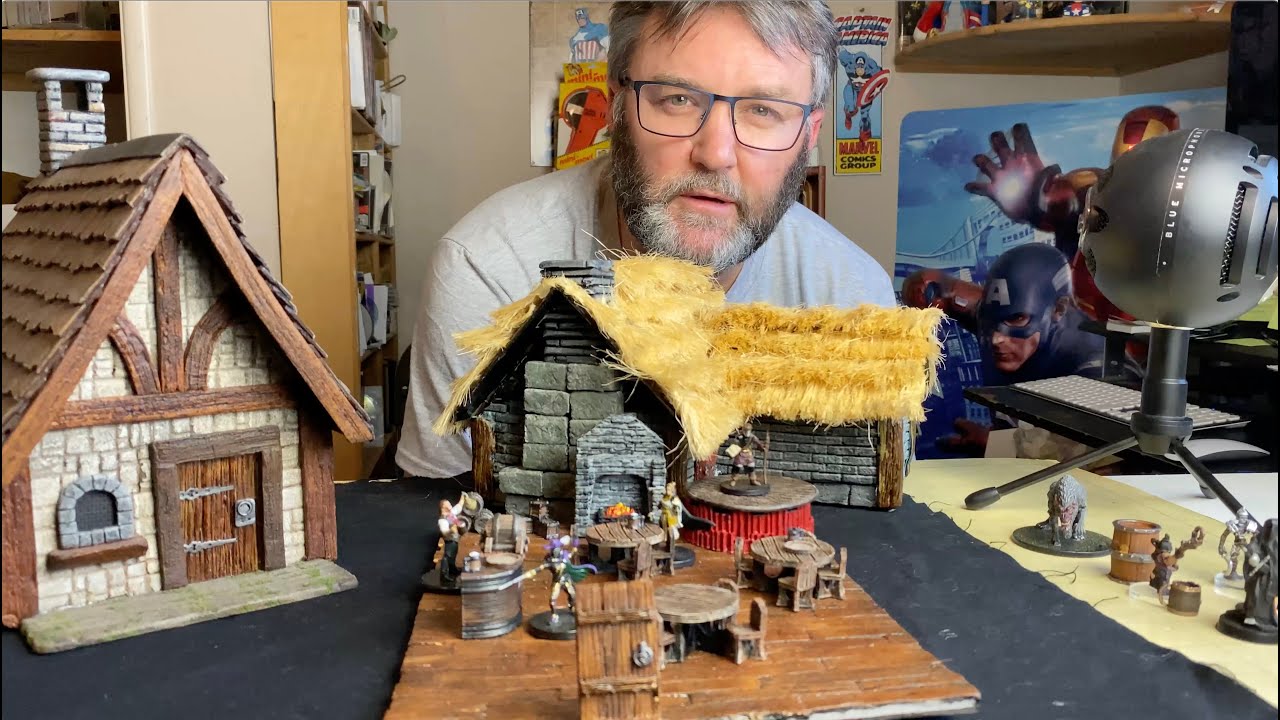 How to build the inside of a tavern for D&D or any tabletop game - YouTube