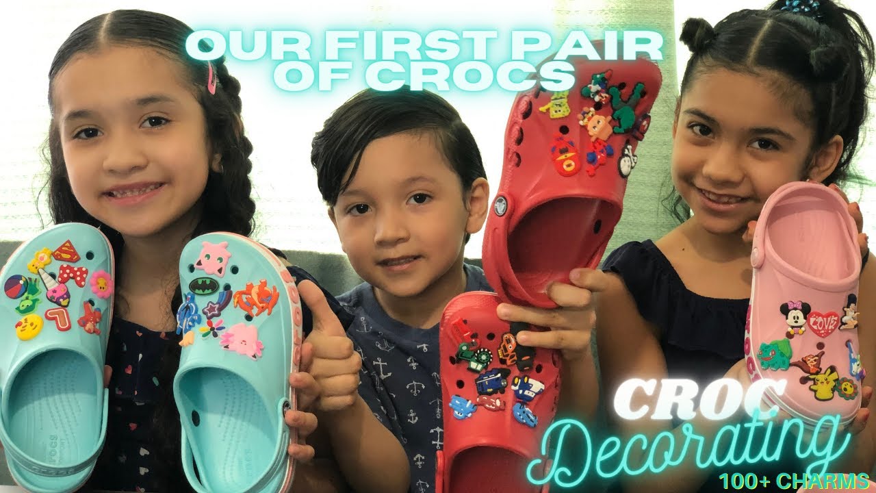 Crocs Unboxing & 100+ Charm Decorating. - YouTube