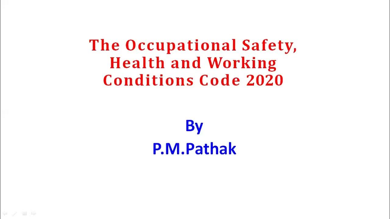 28126 Chapter 2 The Occupational Safety Health And Working 28126-chapter-2-the-occupational-safety-health-and-working
