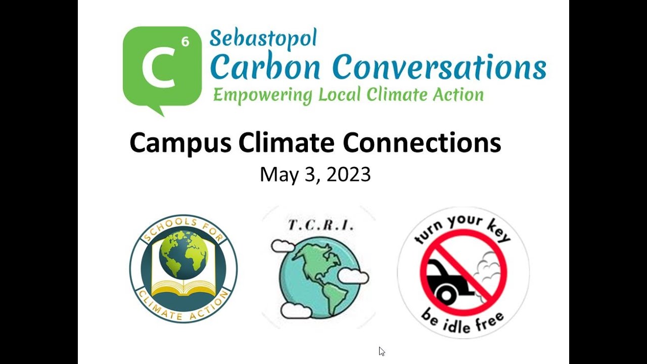 Campus Climate Connections (Sebastopol Carbon Conversations) May 3 ...
