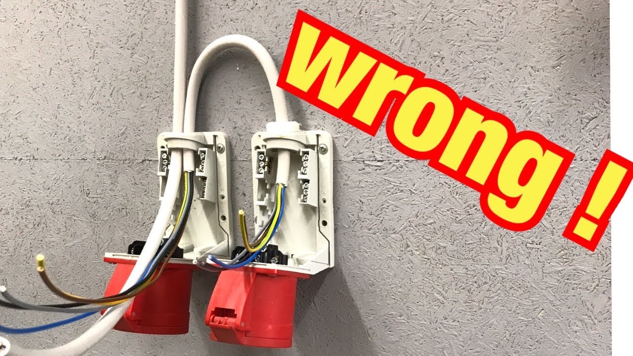 Several CEE sockets on one fuse - That's how a professional does it ...