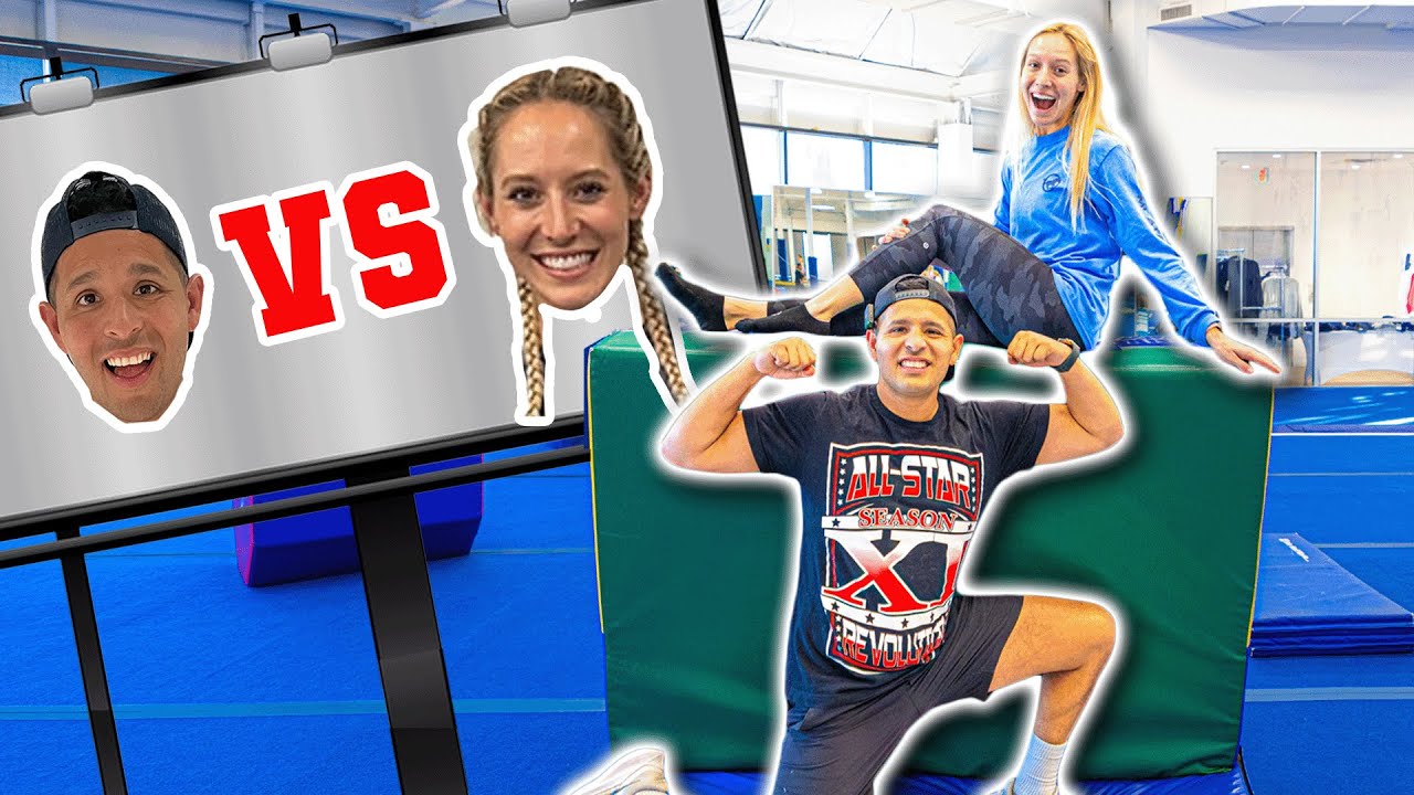 ULTIMATE AIR TRACK CHALLENGE! FIRST TO 3 POINTS WINS! - YouTube
