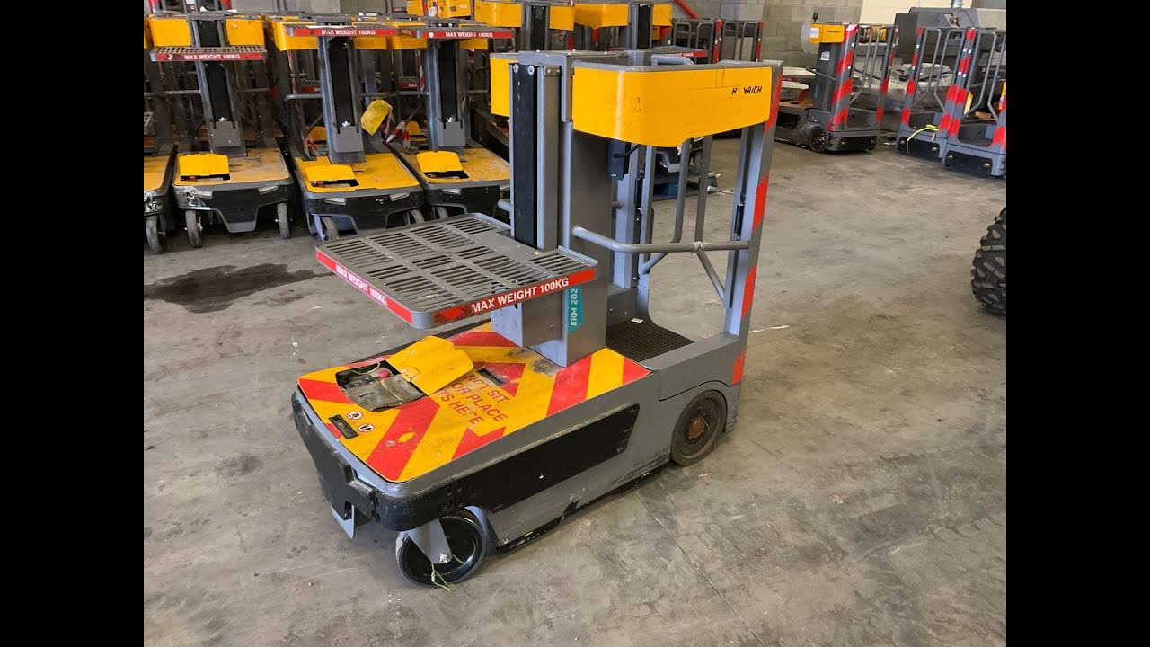 2017 Jungheinrich EKM 202 Order Picker/Maintenance Lift (3812/17) - YouTube