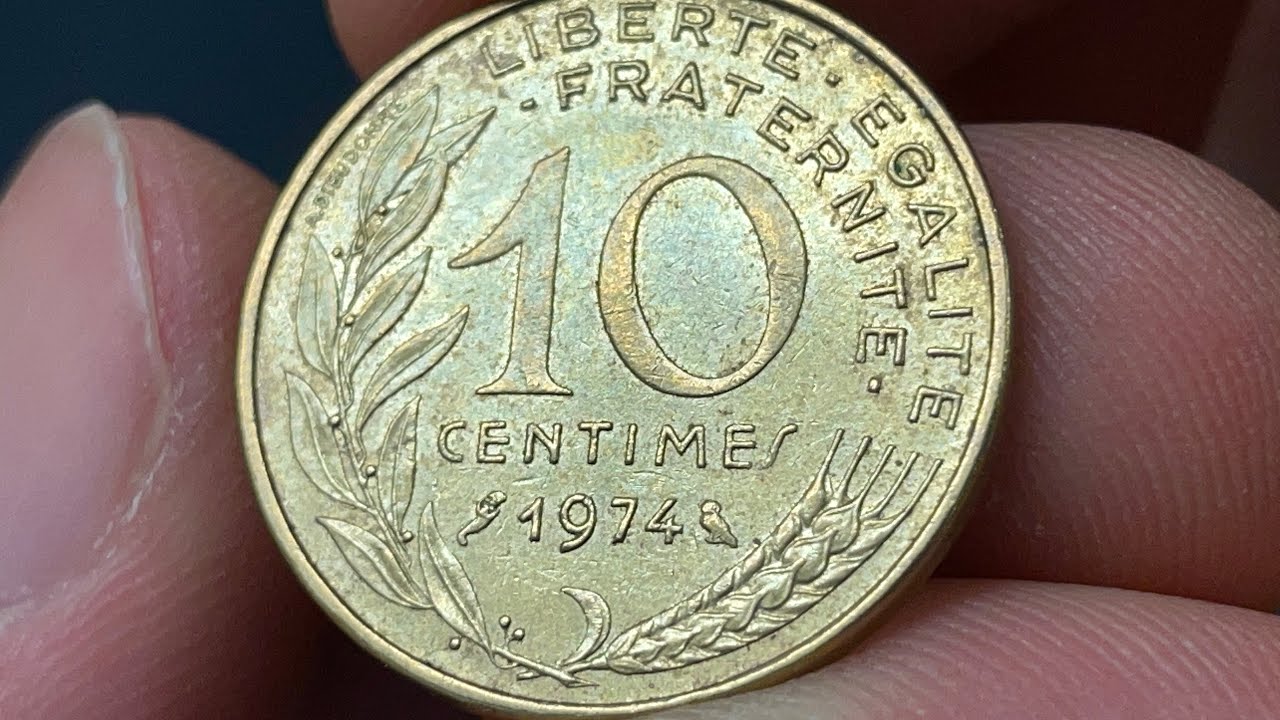 1974 France 10 Centimes Coin • Values, Information, Mintage, History ...