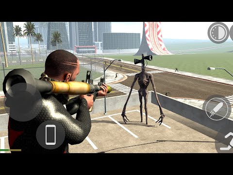 Franklin Vs Sirenhead || Indian bike driving 3d game 