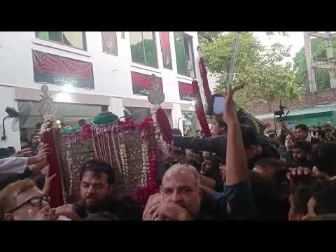 Taboot Shahzada Ali Akbar Abbot Road Gulistan e Zahra Mera Sehreyan Wala Akbar Noha 9 Muharram 2025