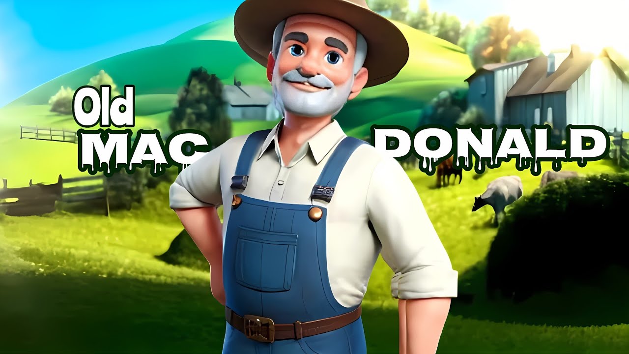 Old Macdonald Had A Farm - Bobo Kids Educational children's songs # ...