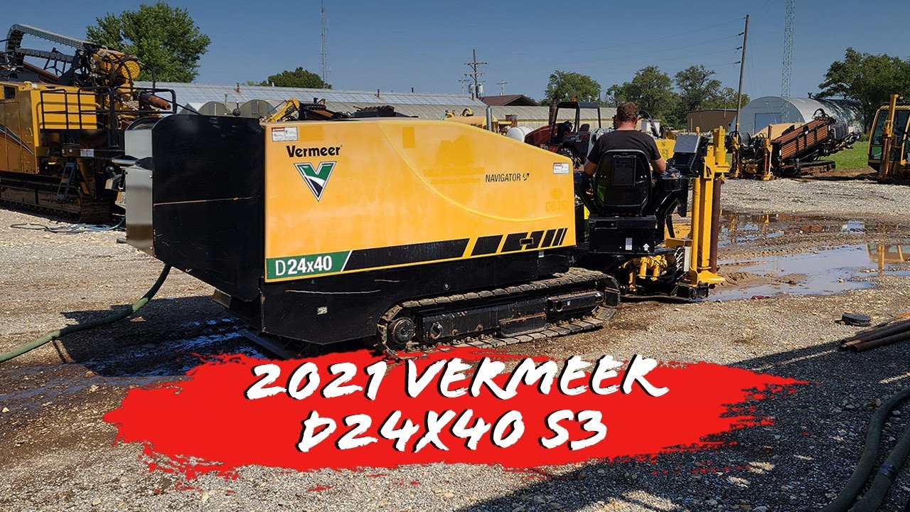 2021 Vermeer D24x40 S3 demo | SOURCE: HDD - YouTube