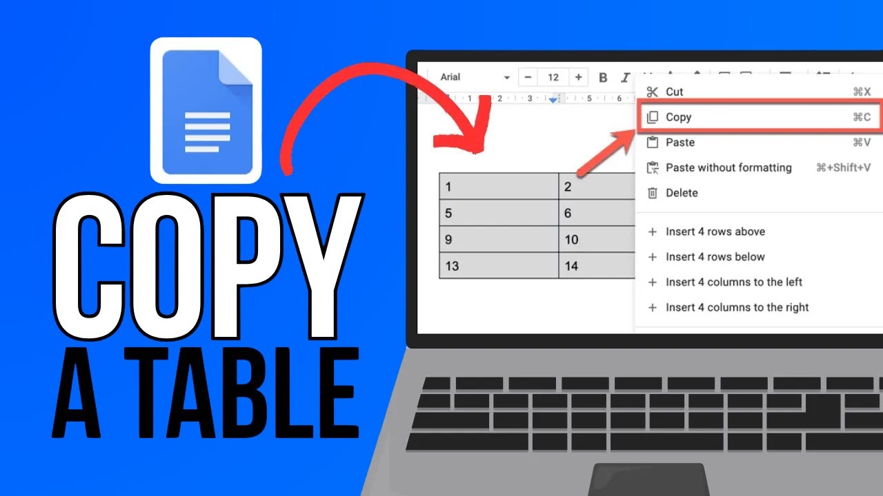 How to Copy a Table in Google Docs 2025 (Full Guide) - YouTube