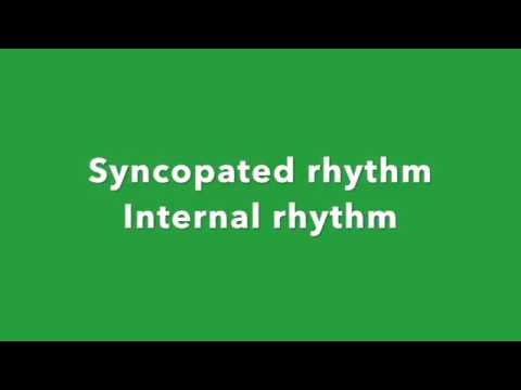 34 Syncopated rythms Internal rythm - YouTube