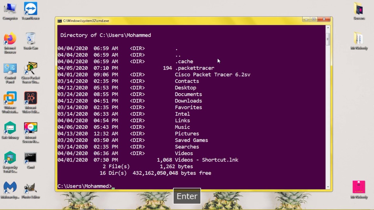 List The Contents Their Types Of The Selected Directory Using Command List The Contents Their Types Of The Selected Directory Using Command