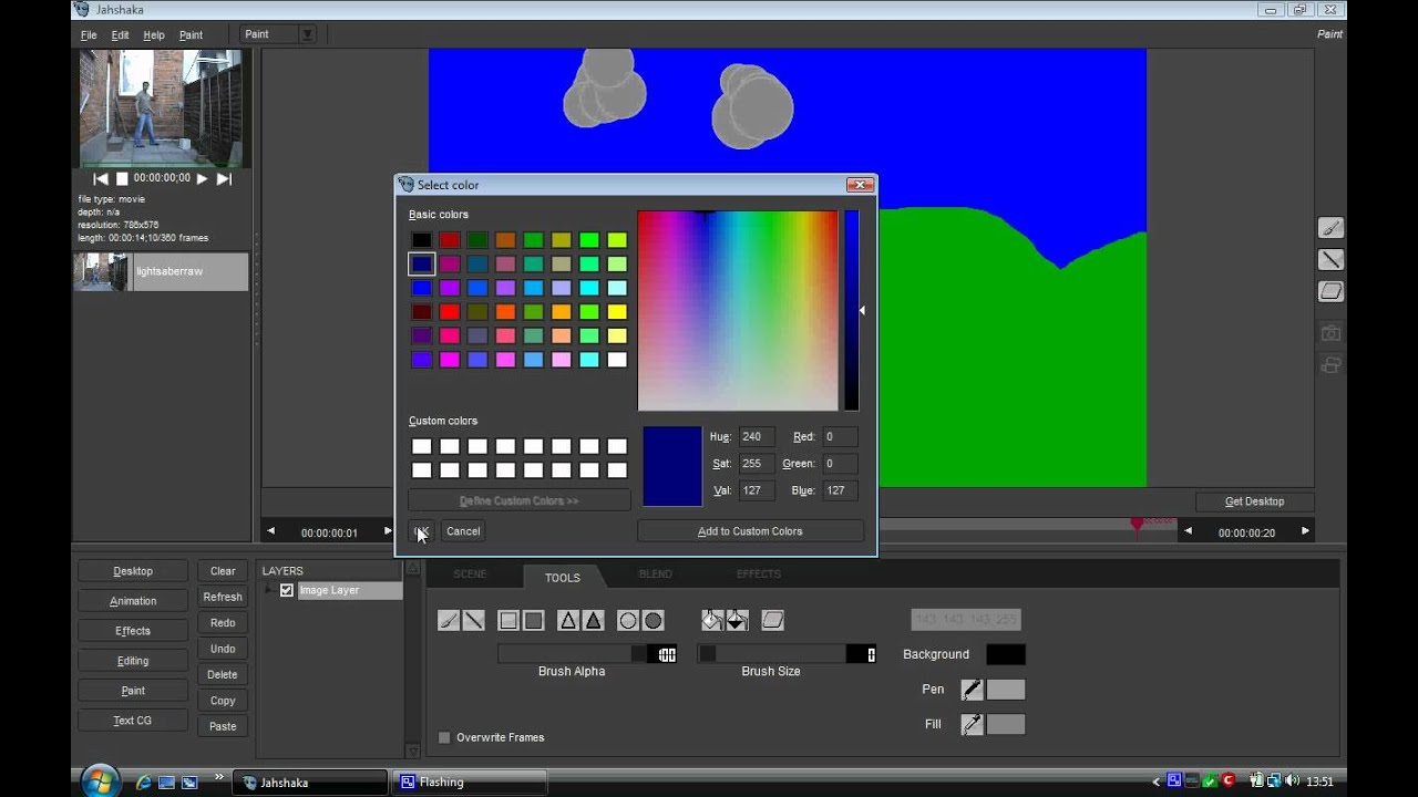 Jahshaka (Cinefx) Introduction - Text and Paint Modules - YouTube